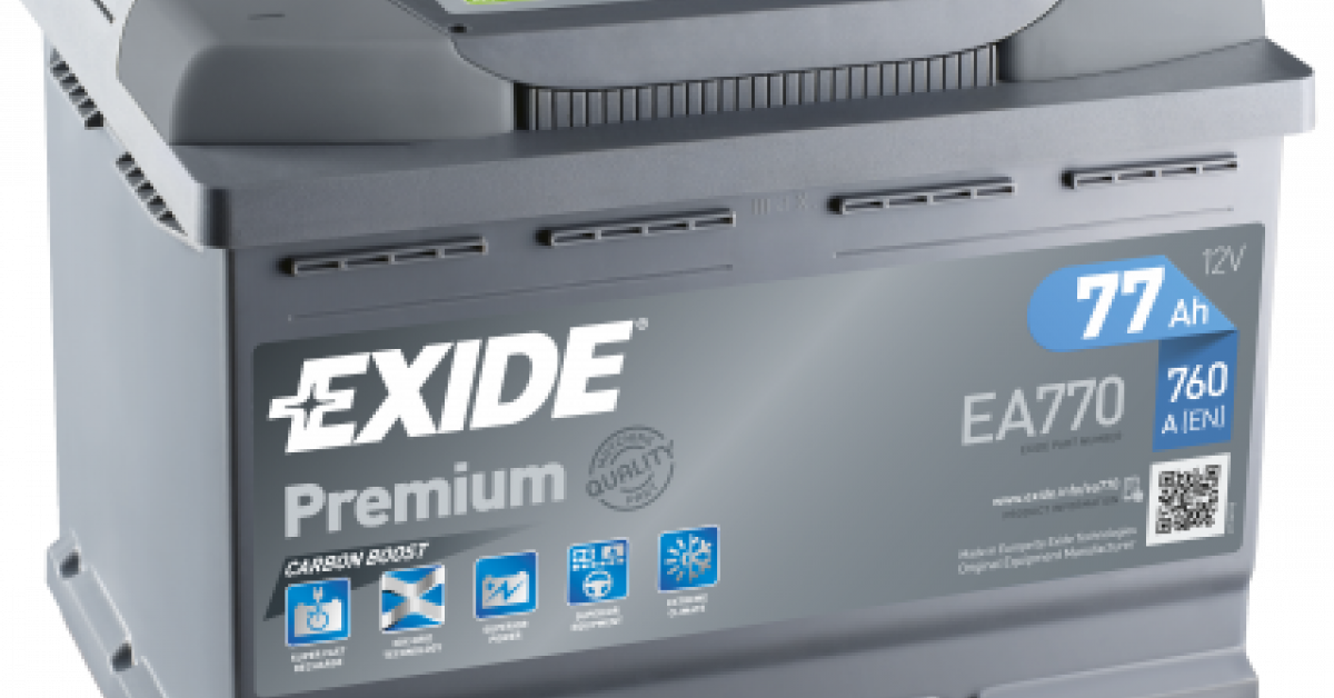 Exide Premium 77Ah Jobb+ (EA770)