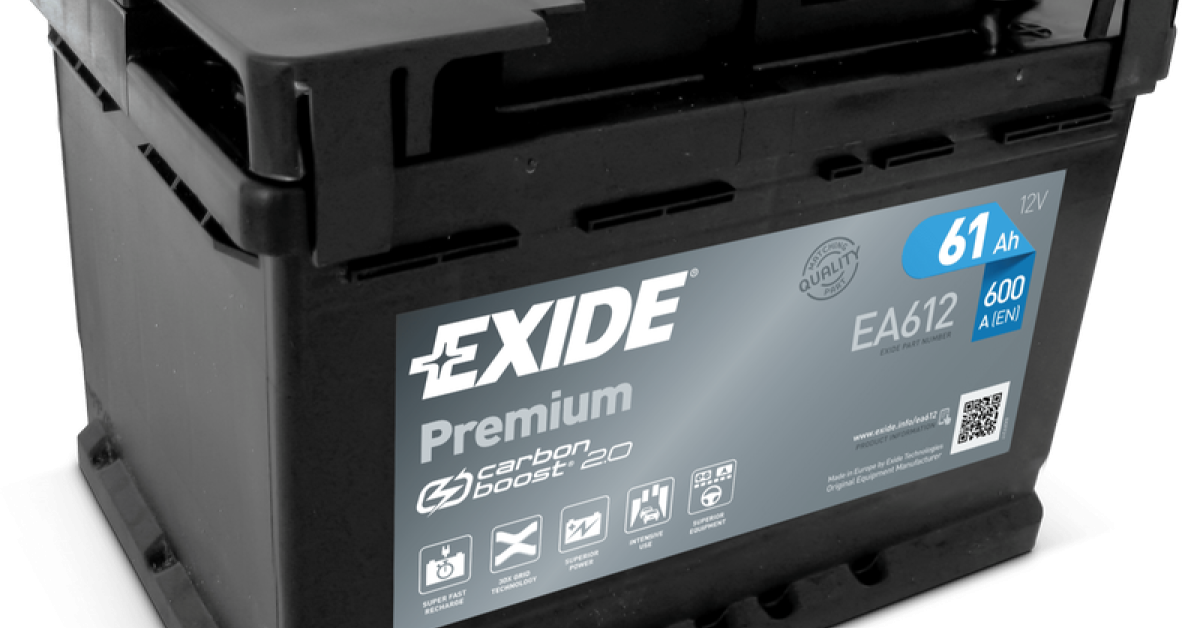 EXIDE PREMIUM 12V 61AH JOBB+ AKKUMULÁTOR EA612